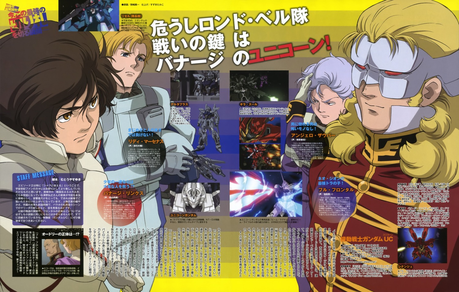nozaki shinichi gundam gundam unicorn angelo sauper banagher links full frontal riddhe marcenas ...